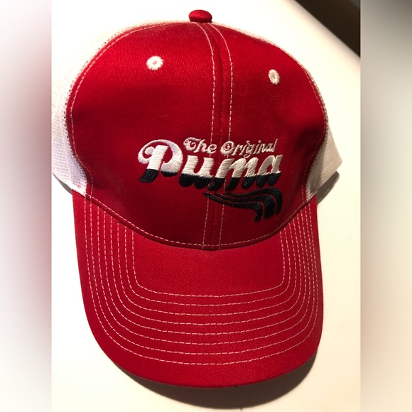 Puma | Accessories | Vintage Puma Snapback Trucker Hat | Poshmark
